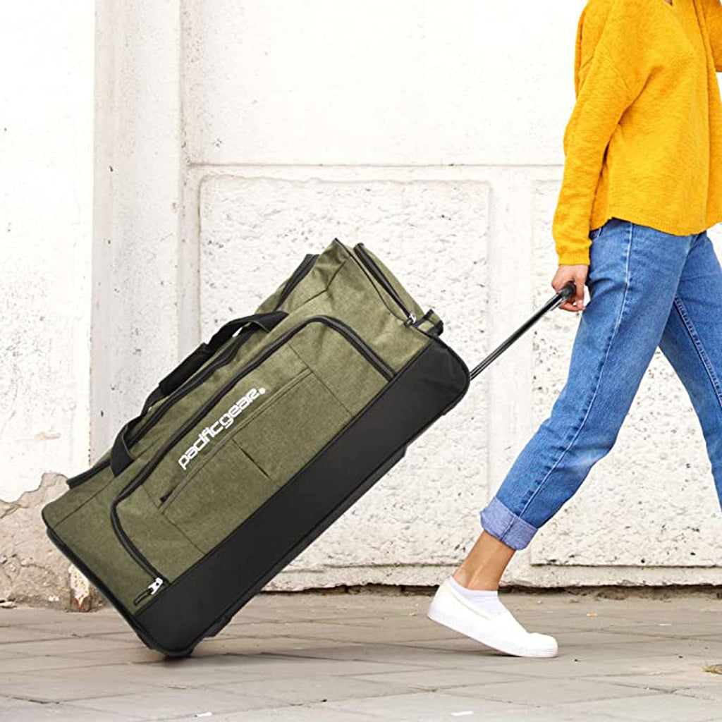 Pacific Gear Wheeled Rolling Duffel Bag | 20% off – Traveler Luggage