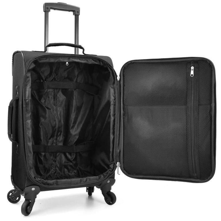 U.S. Traveler Rugged Fabric Expandable Carry-on Luggage Set – Traveler ...